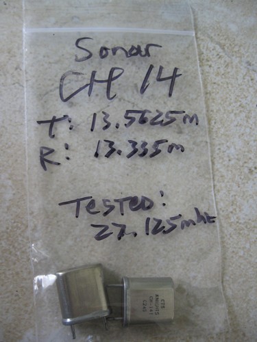 CB Radio crystals Channel 14 transmit + receive 1/2 Fundamental HC-6/U ...
