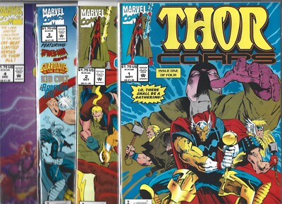 THOR CORPS #1-#4 SET (NM-) MARVEL COMICS, $3.95 FLAT RATE SHIPPING IN ...