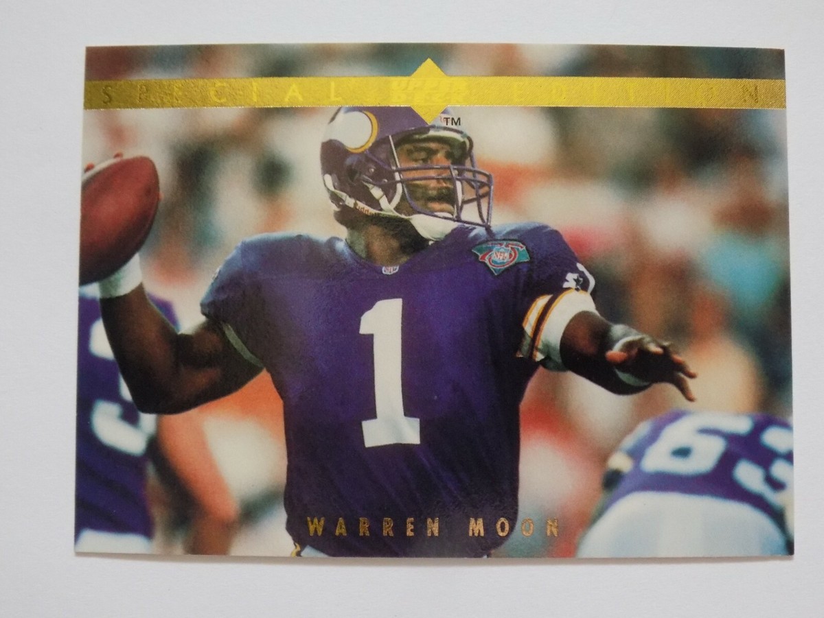 Warren Moon Vikings Card