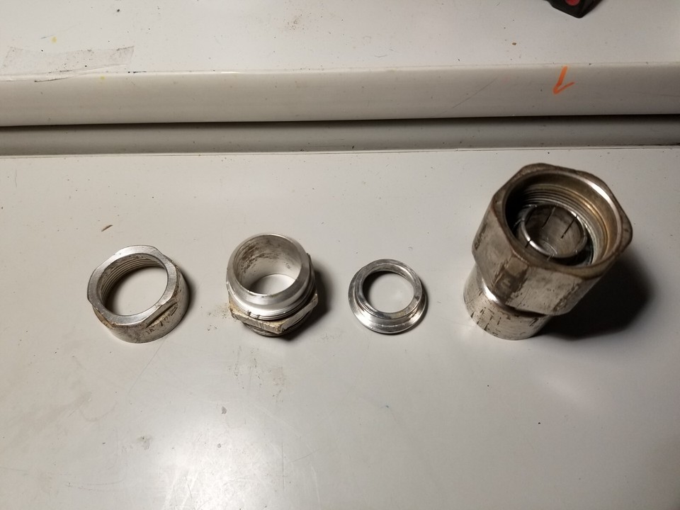 91836 UG-154A/U RF Coax Cable Adapter Connector RG-17 RG-18 RG218/U LC ...