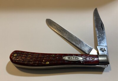 CASE XX 62048 SP SSP TRAPPER TESTED XX RAZOR EDGE SLIMLINE POCKET KNIFE ...