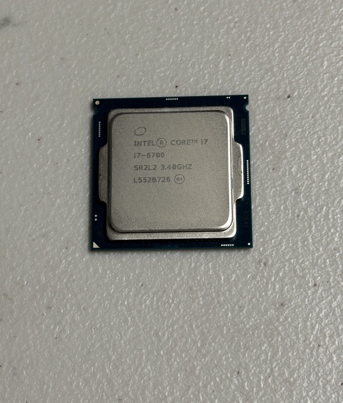 Intel CPU i7-6700 3.40GHz Processor SR2L2 | eBay