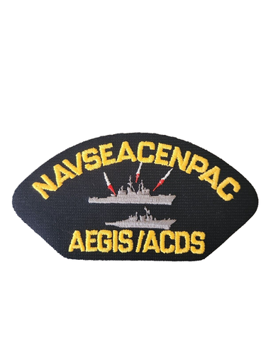 NAVSEACENPAC AEGIS ACDS Navy Sea Support Central Pacific Embroidered ...