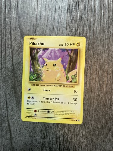 Pokémon TCG Card Pikachu Evolutions 35/108. No 025 Mouse Pokémon. | eBay