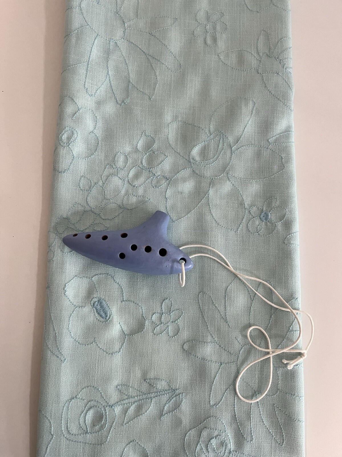 Ocarina Prop Legend of Zelda Link cosplay Blue - Gem