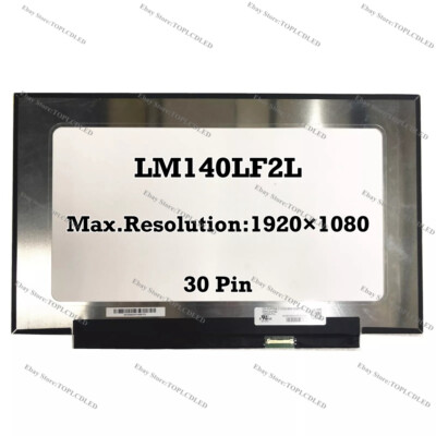 LM140LF2L 14.0" IPS 1920×1080 30 Pin Laptop Screen LCD Panel EDP DP/N ...