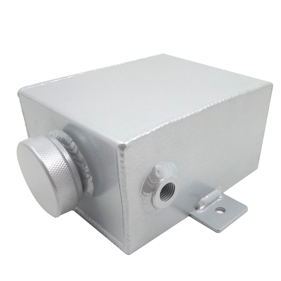 1.2L Universal Aluminum Alloy Radiator Coolant Overflow Bottle Tank ...