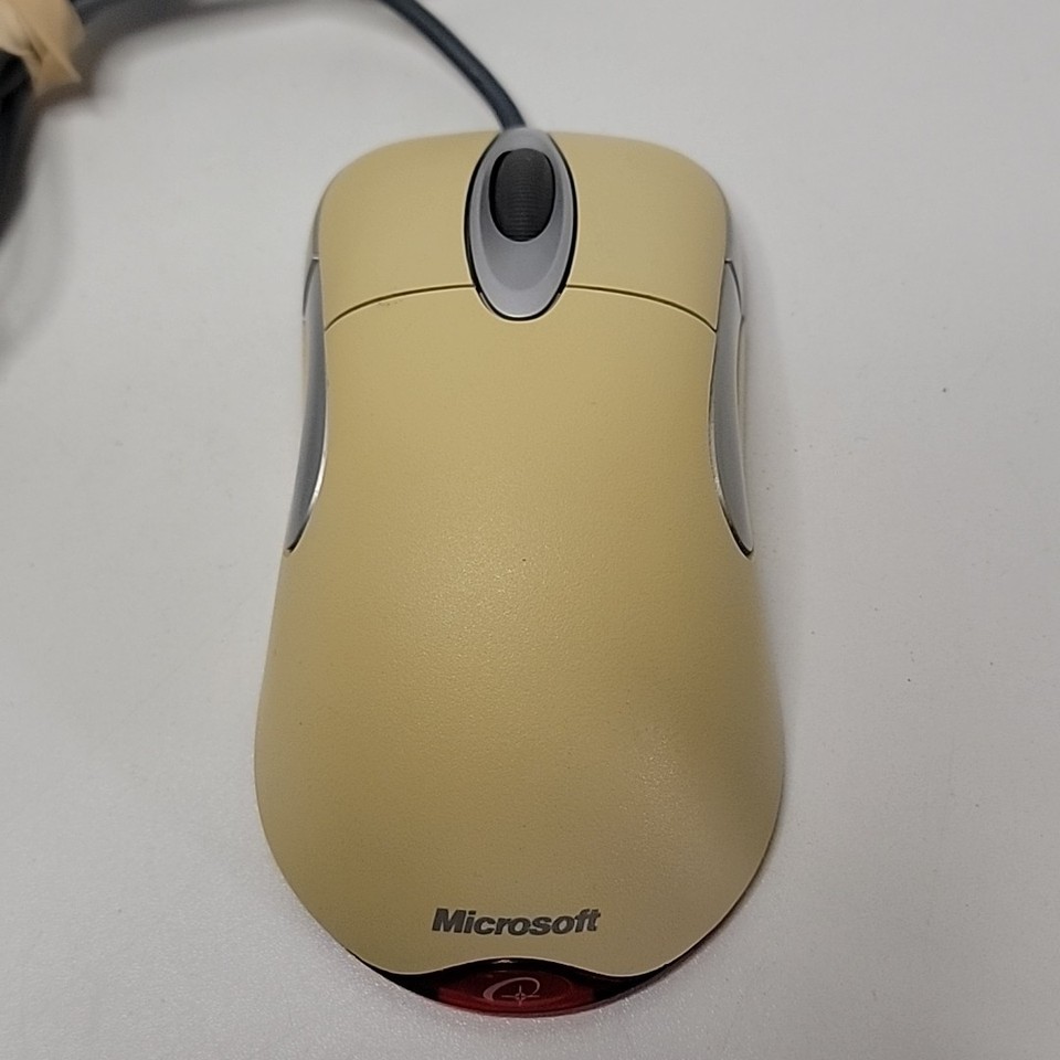 Microsoft IntelliMouse Explorer 3.0 USB PS2 Compatible Vintage Cream ...