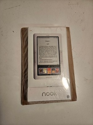 BARNES & NOBLE NOOK EREADER WITH WIFI, 1ST GENERATION, BNRV100 NEW ...