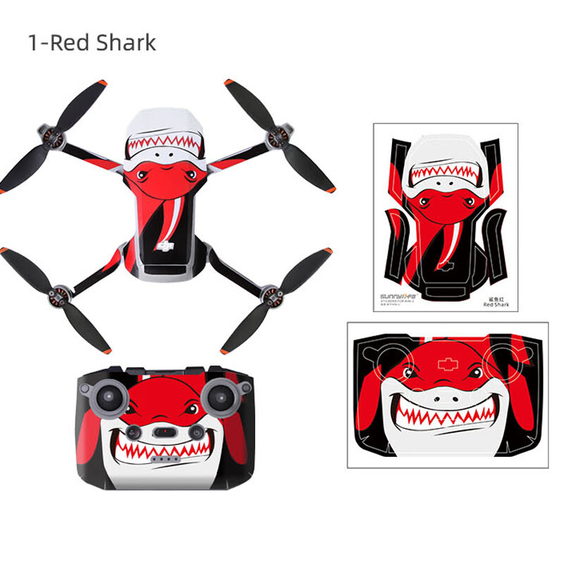 Scratch-Proof Decals PVC Stickers For DJI Mavic Mini 2 Drone Remote ...