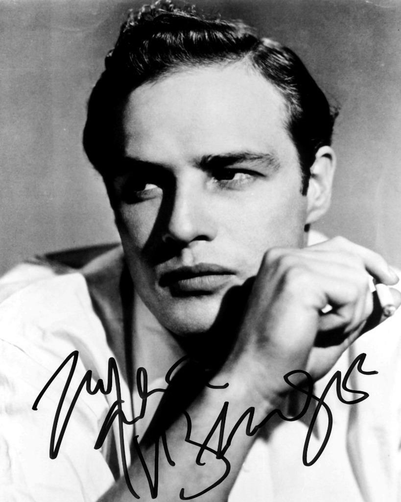 Marlon Brando SIGNED AUTOGRAPHED 10" X 8" REPRODUCTION PHOTO PRINT #4 ...
