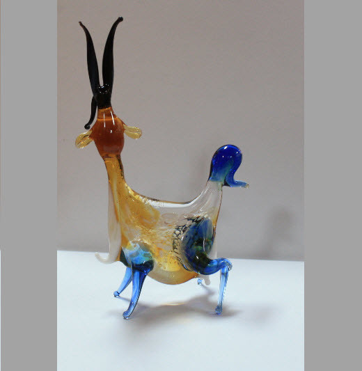 Art Blown Glass Murano Figurine Glass Funny Goat Figurine #5 | eBay