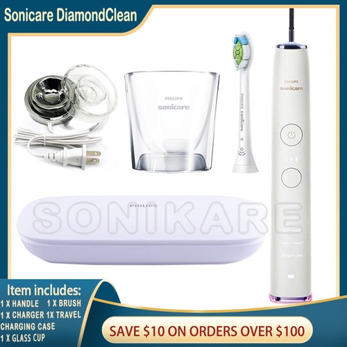 Philips Sonicare DiamondClean Smart 9500 HX993W Toothbrush set without ...