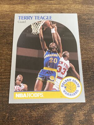 1990-91 NBA Hoops #120 Terry Teagle Golden State Warriors D2217* | eBay