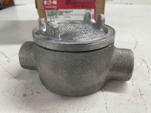 GUAC26-SA Eaton Crouse-Hinds 3/4" Aluminum Conduit Outlet Body / Box ...