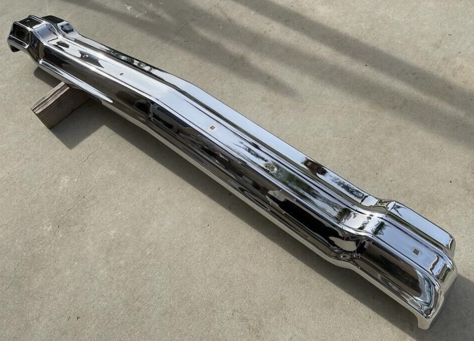 X CHEVROLET MONTE CARLO NEW TRIPLE PLATED CHROME REAR BACK BUMPER 1976 ...