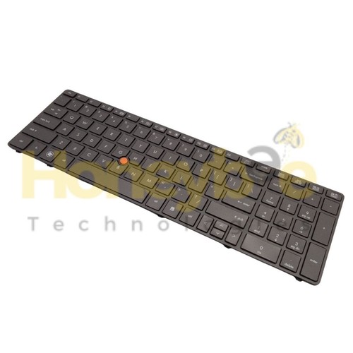 GENUINE HP ELITEBOOK 8560W 8570W LAPTOP US KEYBOARD 652682-001 GRADE B ...