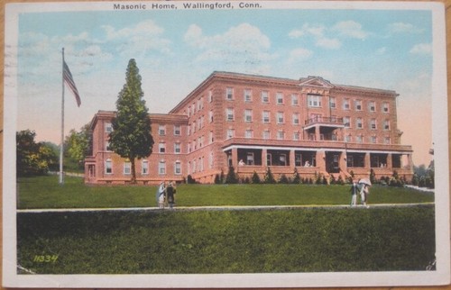 Wallingford, CT 1927 Postcard: Masonic Home - Connecticut Conn | eBay