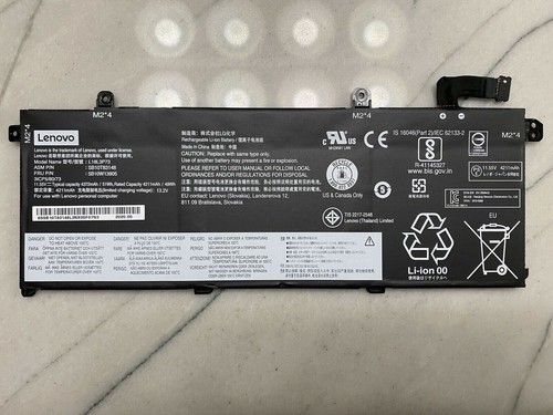 Genuine L18L3P73 Battery For Lenovo ThinkPad T490 T495 P43S T14 02DL007 ...