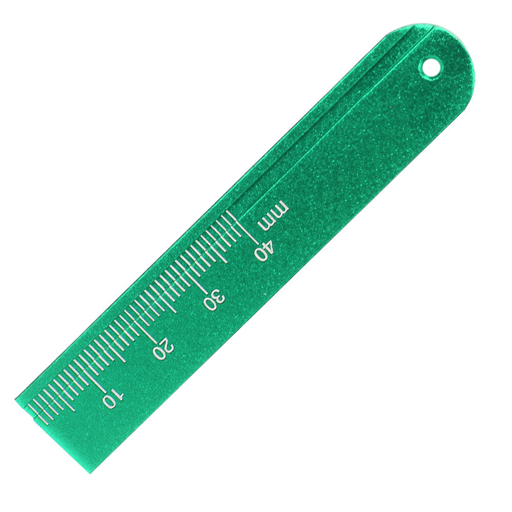 Aluminium Dental Rulers Span Measure Scale Endodontic Finger Rulers ...