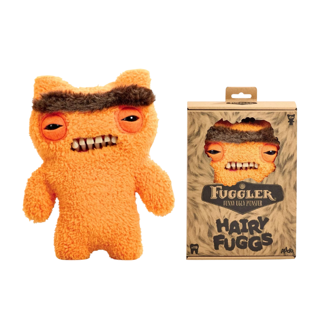 1 PC Fuggler Hairy Fugg Munch Munch Orange Funny Ugly Monster Stuffed ...