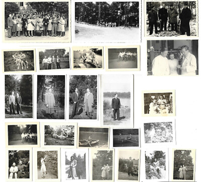 25 x ORIGINAL ECHTFOTO PRIVEE JUNGS MÄDELS AGFA LUPEX & AGFA BROVIRA ...