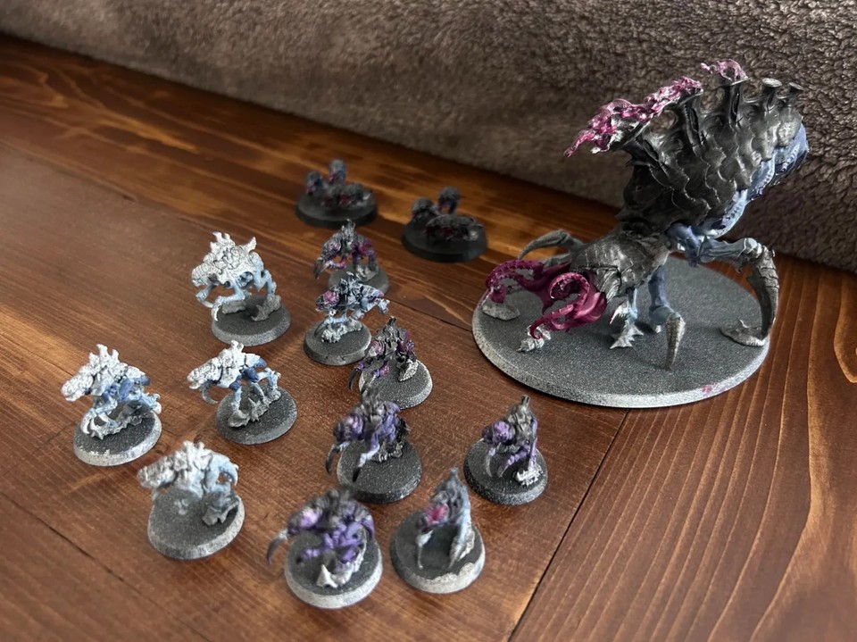 WARHAMMER 40k PSYCHIC TYRANIDS 14 PIECE PRIMED AND BASED 40% OFF | eBay