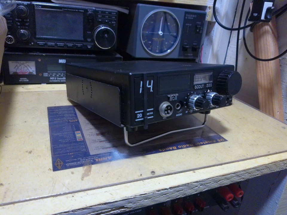 Ten Tec Scout 555 with 20m Module, Power Supply and Mic. Manual ...