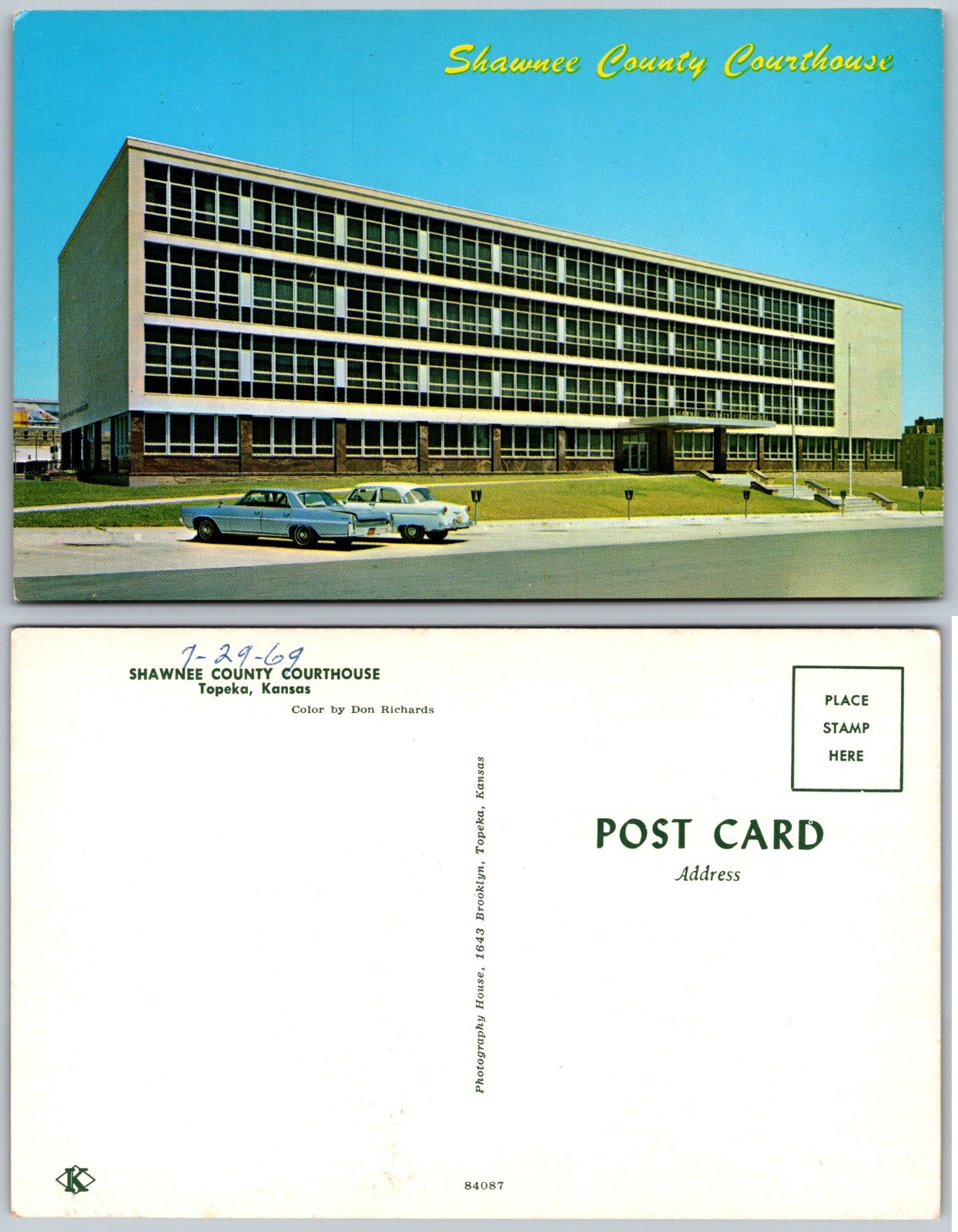 Shawnee County Courthouse Topeka Kansas Postcard | eBay