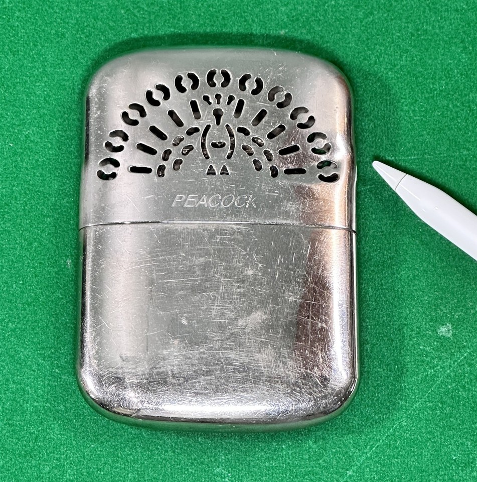 Vintage Peacock Chrome Hand Warmer 1950"s Marked Made in Japan 1 EA ...