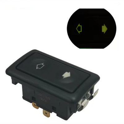 1pc Universal Metallic Snap Clip-On 6Pins Auto Power Window Switch 10A ...
