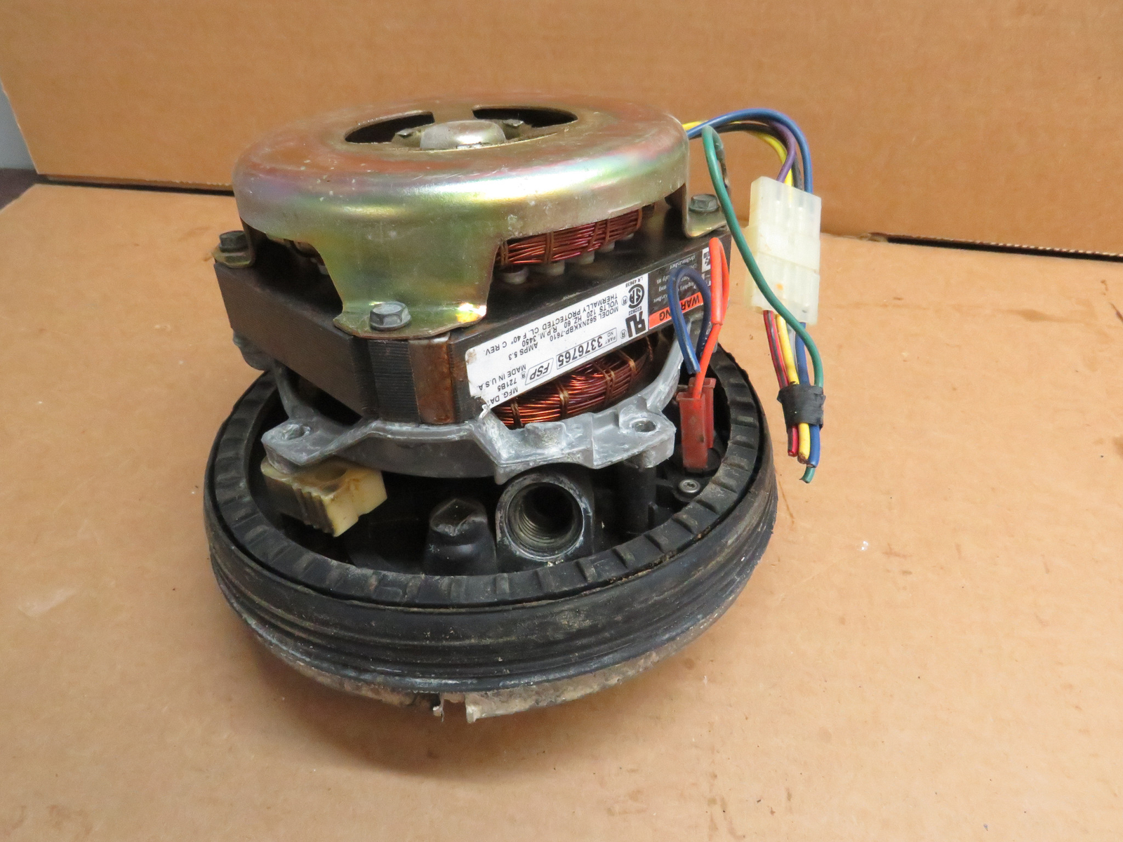 KitchenAid Dishwasher Pump Motor Assembly -See Pics Part# 3376765 ...