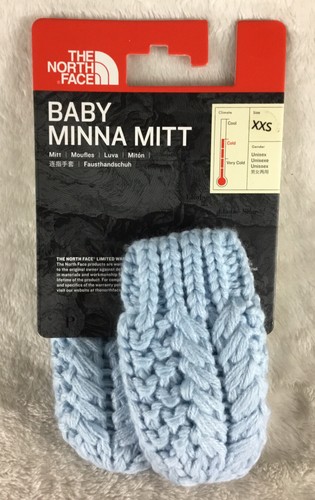 The North Face Baby Minna Mitt Pale Blue Unisex Infants Size XXS New | eBay