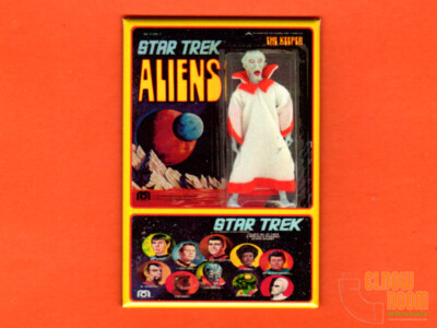 Mego The Keeper 2x3" fridge/locker magnet box art Star Trek Aliens | eBay
