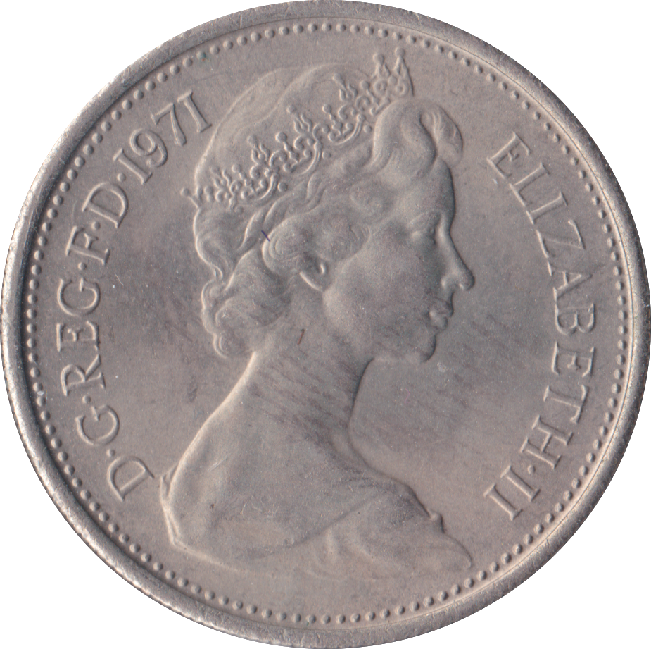 1968 - 1990 Large 5p Five Pence Circulated CIRC collectible British ...