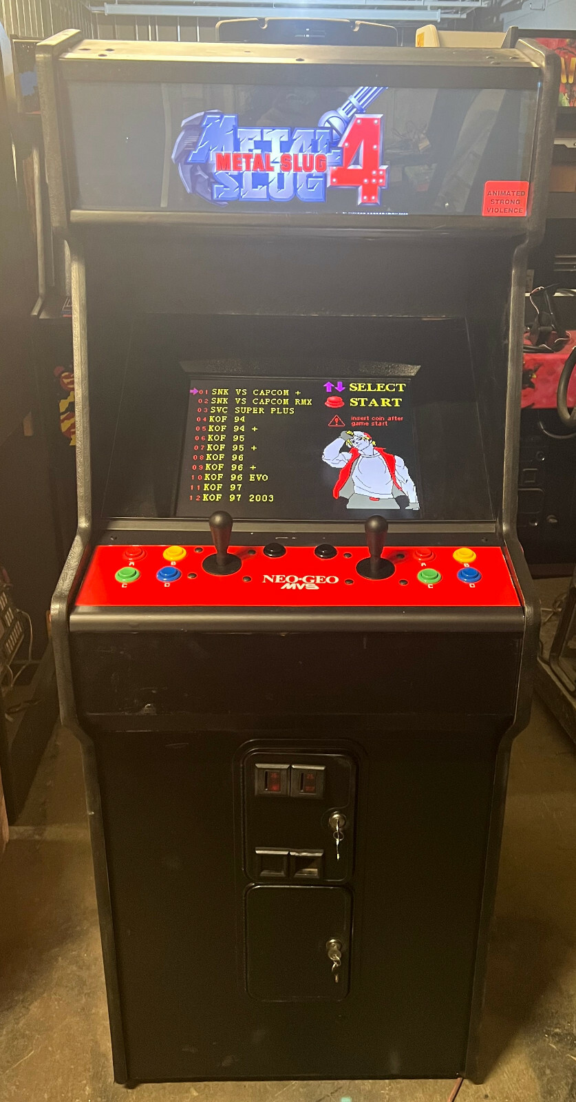 METAL SLUG 4 - NEO GEO ARCADE MACHINE by SNK (Excellent Condition ...