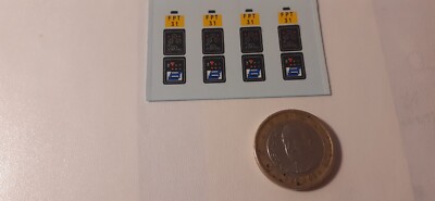 decalcomanie decals déco plaque pompiers fpt 31 cadrans 1/43 | eBay