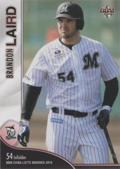 2019 BBM Chiba Lotte Marines - Brandon Laird #M56 for sale online | eBay