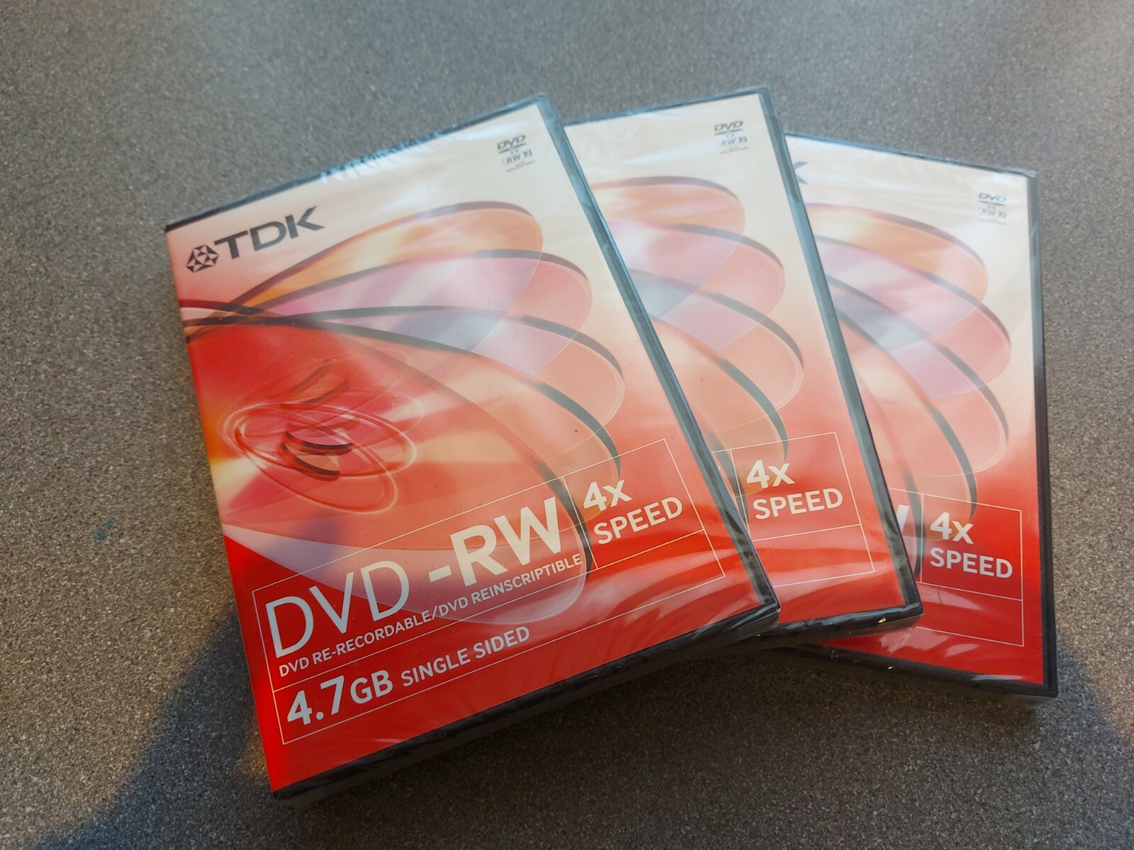 TDK DVD RW 4.7 GB 5 Pack Reinscriptible 4X Speed for sale online | eBay