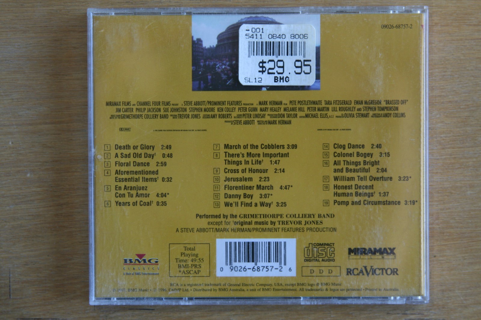 Brassed Off! (Original Soundtrack From The Miramax Motion Picture) (Box ...