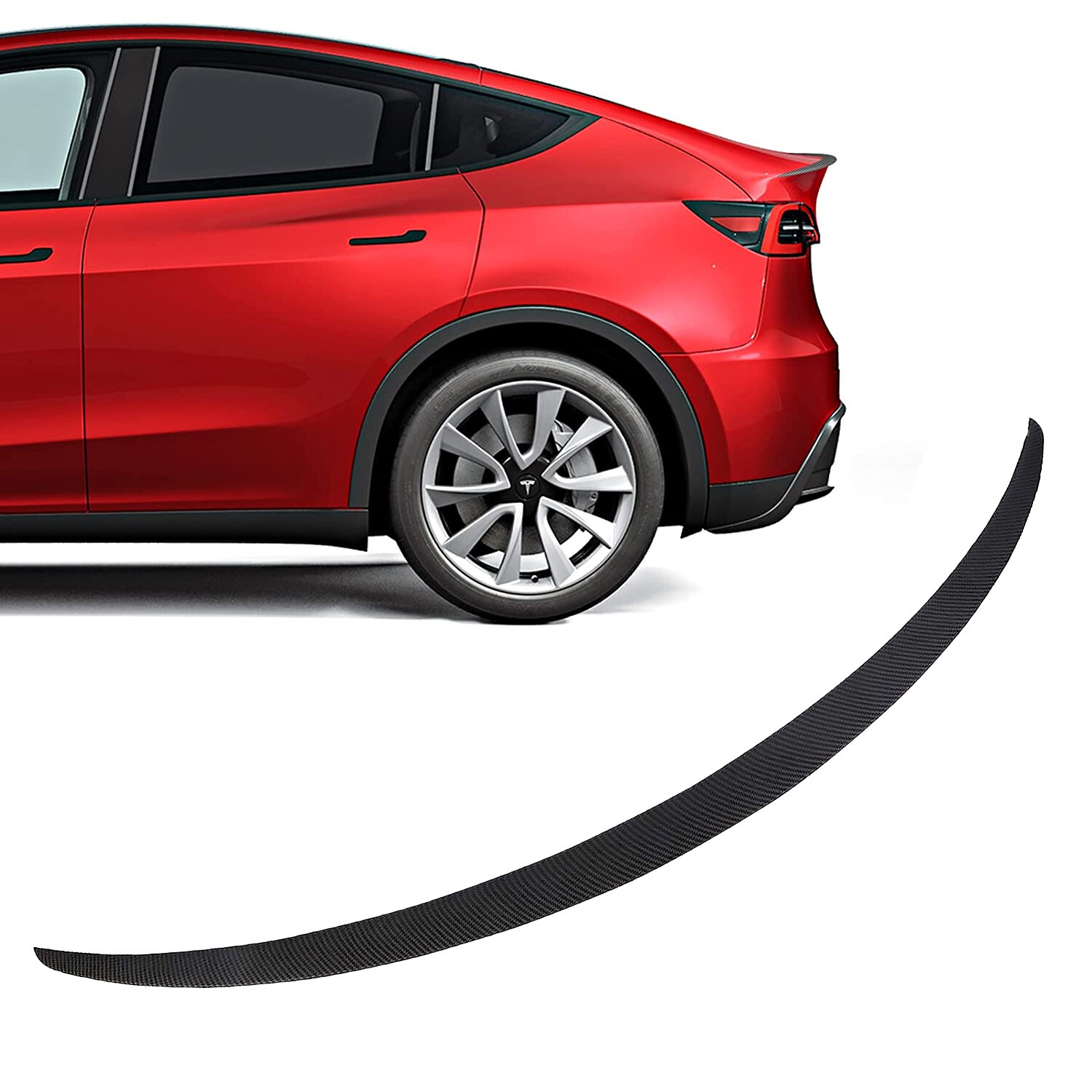 OEM For Tesla Model Y Spoiler Wing Lip Performance Car Rear 2019 Carbon ...