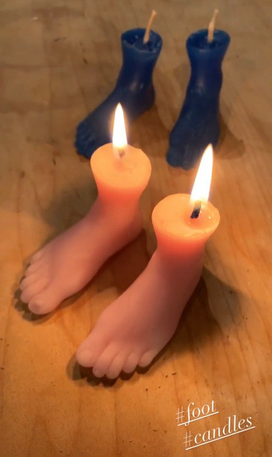 Foot Candles - Unique - Custom/Small/Candle/customize/sculpture/gift ...