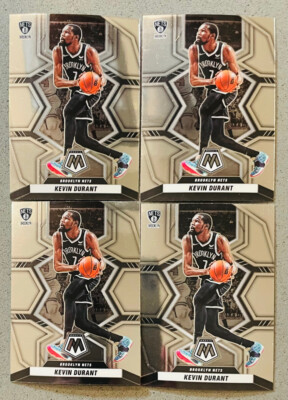 4x Lot 2021-22 Panini Mosaic Basketball NBA #16 Kevin Durant Base Card ...