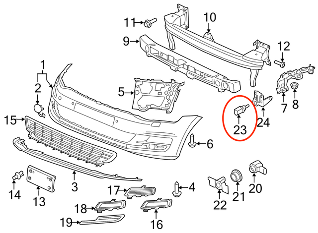 8Z0820535B VOLKSWAGEN GENUINE OEM 2015 2017 JETTA AMBIENT AIR ...