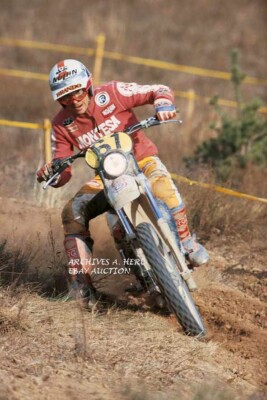 Montesa 125cc moto-cross racer Carlos Mas 1981 Spanish Champion ...
