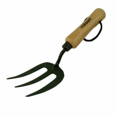 Rolson Steel Hand Fork Home Garden Repair DIY Digging Tools - Black ...