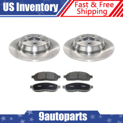 For 2015 Land Rover Range Rover Evoque Rear Brake Rotors And Ceramic ...