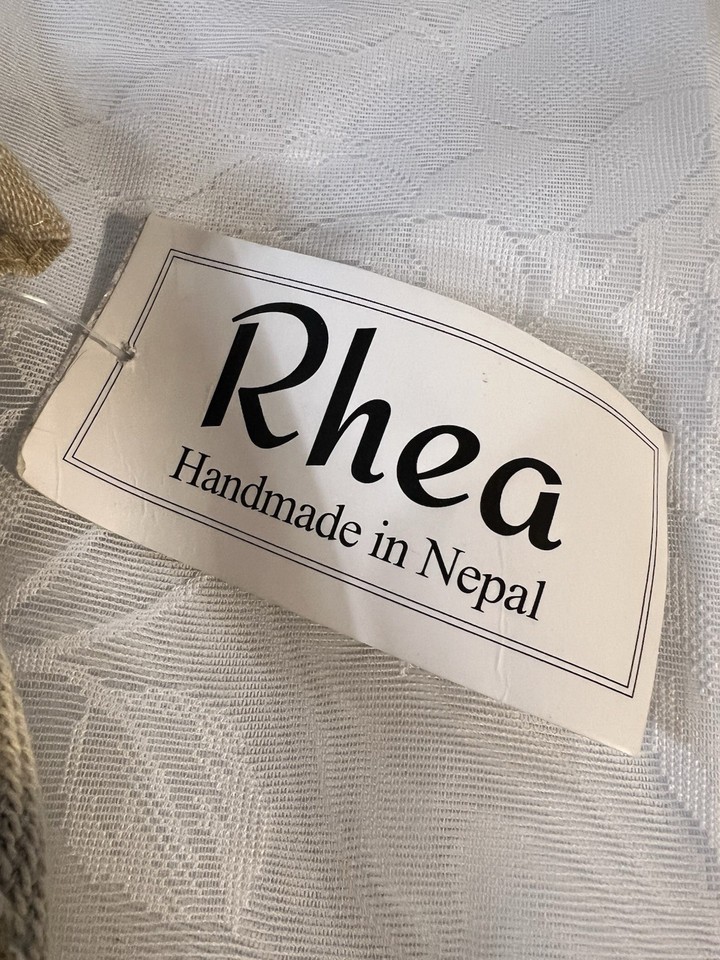 Rhea Small Hemp Backpack Handmade In Nepal New With Tags | eBay