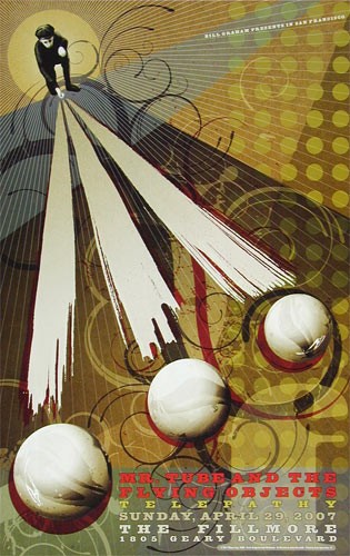 Original Mr Tube The Flying Objects 2007 Fillmore Poster Frank ...