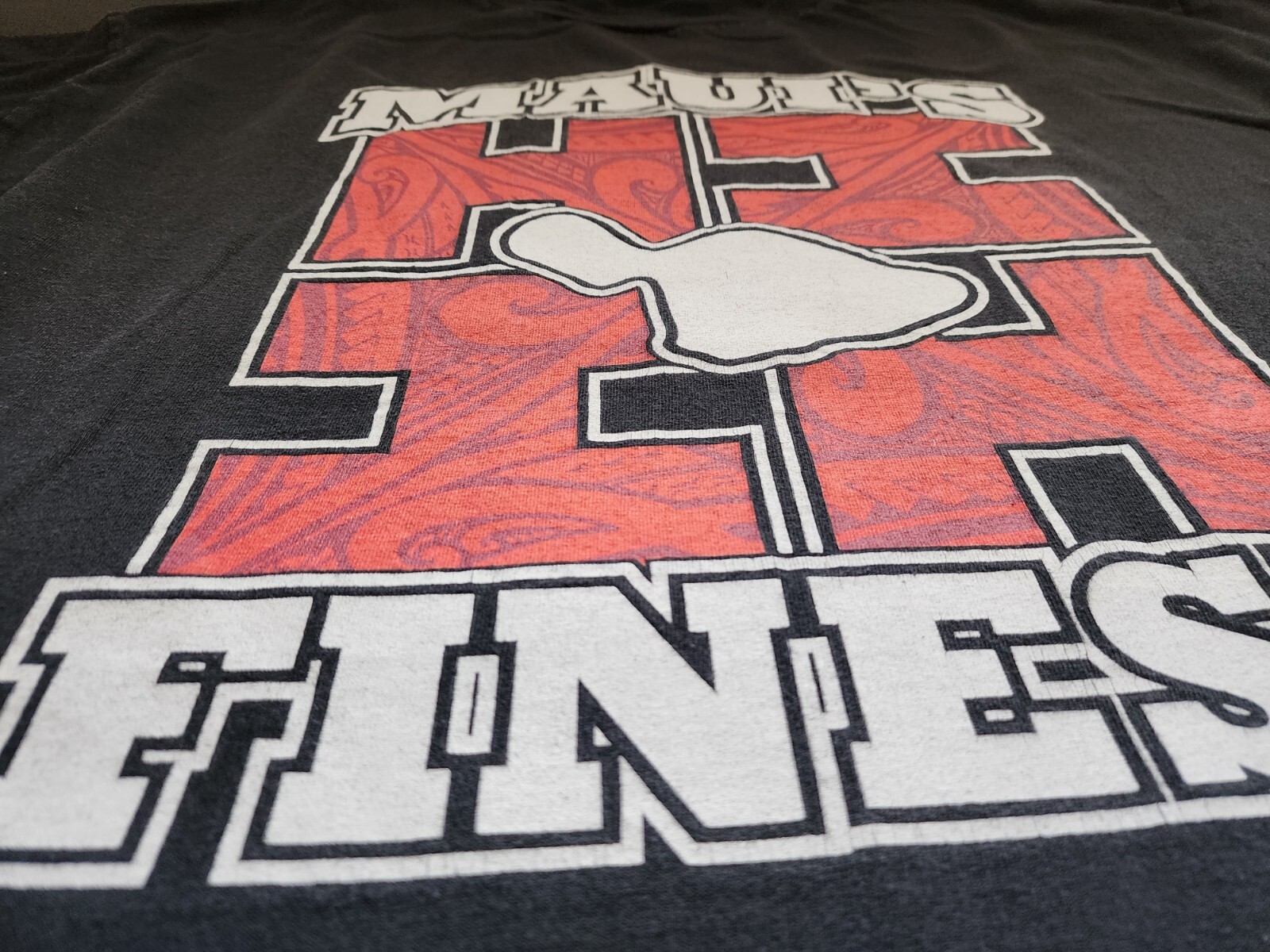 hawaii’s finest maui's finest tribal logo t-shirt men… - Gem